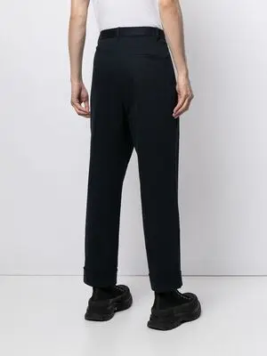 PORTS V Turn-up Hem Trousers