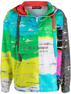 Dolce & Gabbana Abstract-print Hoodie - White