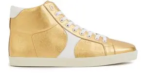 Celine Triomphe High Top Trainers - Gold