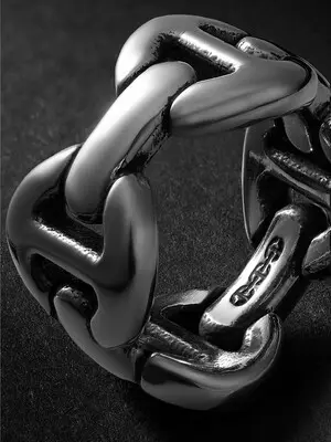 Hoorsenbuhs Quad Link Sterling Ring
