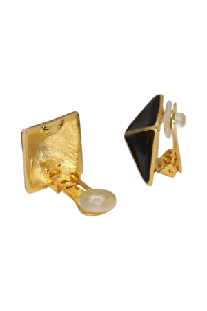 KENNETH JAY LANE Polished Pyramid Earrings