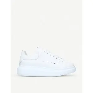 Alexander Mcqueen White Leather Trainers