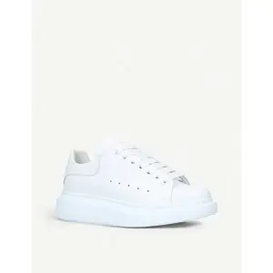 Alexander McQueen Show Leather Platform Trainers