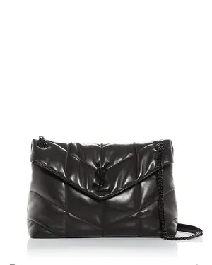 Saint Laurent Puffer Baguette Shoulder Bags