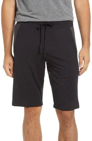 Tommy John Lounge Shorts Black Onyx/ Charcoal Heather