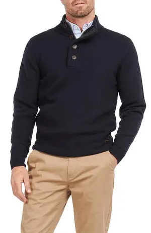Barbour Button Detailed Sweaters For Men
