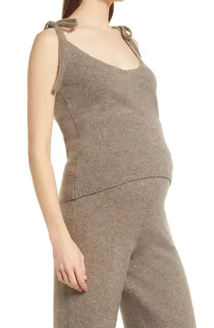EMILIA GEORGE Sera Merino Wool-blend Maternity Camisole