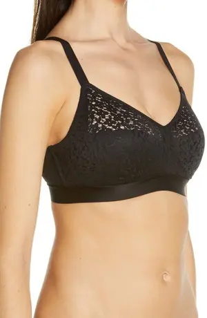 Chantelle Norah Supportive Wireless Bra - Black
