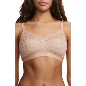 Chantelle Norah Supportive Wireless Bra - Nude Blush