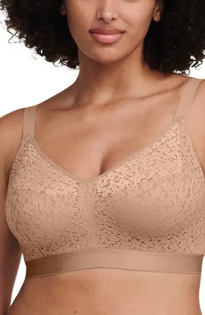 Chantelle Norah Supportive Wireless Bra Pale Rose