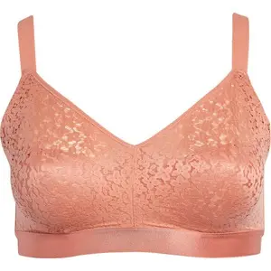 Chantelle Norah Supportive Wireless Bra Peach Delight-f6