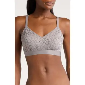 Chantelle Norah Supportive Wireless Bra Purple Grey