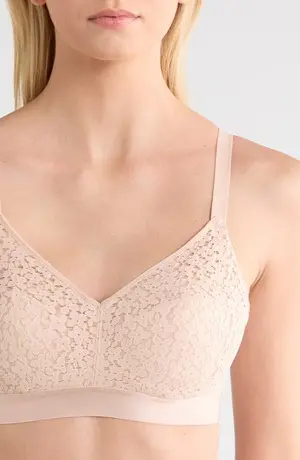 Chantelle Norah Supportive Wireless Bra - Rose