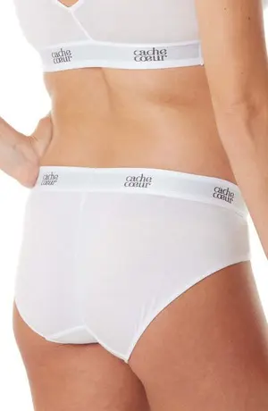 CACHE COEUR Life Maternity Shorts - White