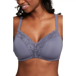 MONTELLE INTIMATES Dream Wireless T-shirt Bra - Crystal Grey