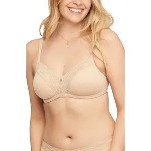MONTELLE INTIMATES Dream Wireless T-shirt Bra - Sand