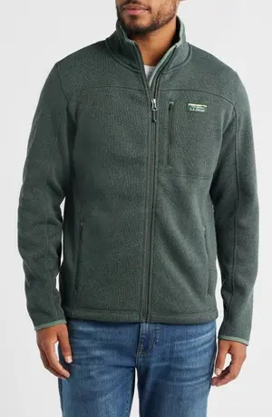 L.l.bean Sweater Fleece Jacket - Shadow Green