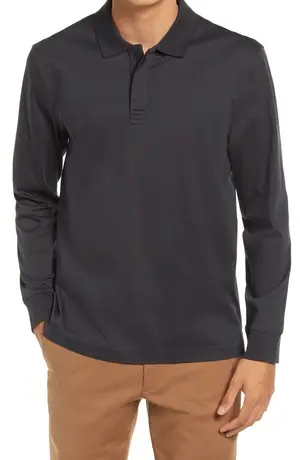  club Monaco Refined Long Sleeve Polo