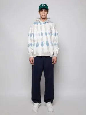 REAL BUY Tie-dye Logo Hoodie