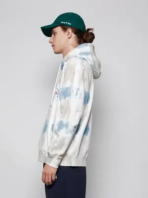 REAL BUY Tie-dye Logo Hoodie