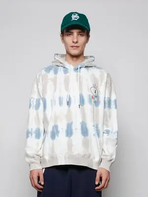 REAL BUY Tie-dye Logo Hoodie