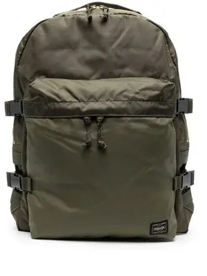PORTER-YOSHIDA & CO Force Logo-patch Backpack - Green