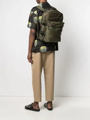 PORTER-YOSHIDA & CO Force Logo-patch Backpack - Green