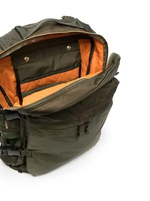 PORTER-YOSHIDA & CO Force Logo-patch Backpack - Green