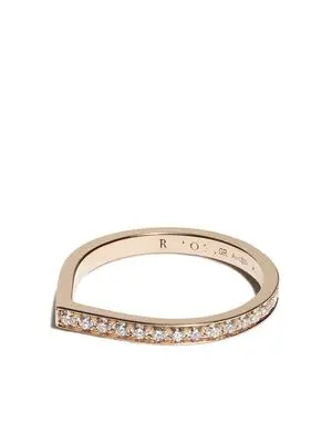 REPOSSI 18ct Rg Dia 1 Row Rng