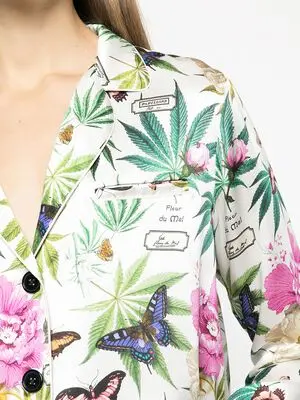 FLEUR DU MAL Botanical Fleur Pyjama Top