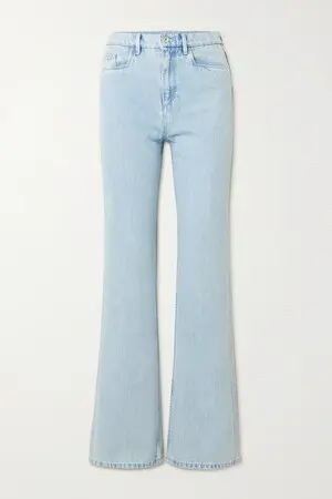 WANDLER Daisy High-rise Flared Jeans - Blue