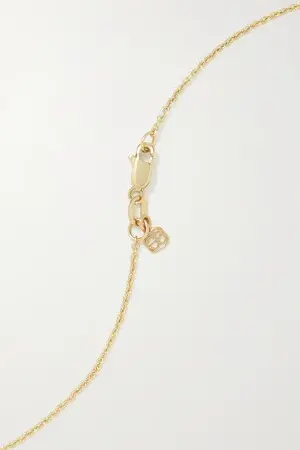 SYDNEY EVAN Icon Bar 14-karat Diamond Necklace