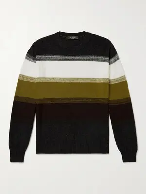 Loro Piana Striped Sweaters For Men