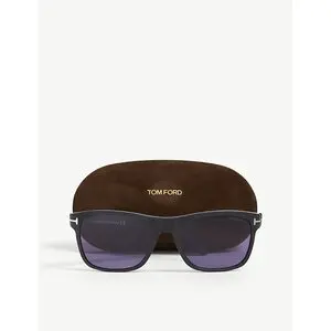 TOM FORD Giulio Rectangle-frame Sunglasses
