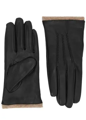 DENTS Dents Loraine Leather Gloves Black