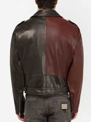 Dolce & Gabbana Two-tone Biker Jacket