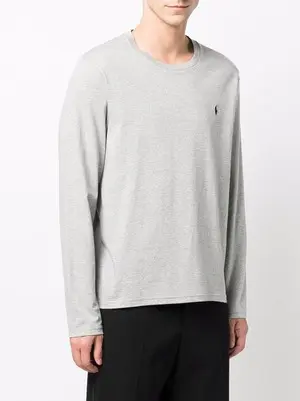 Polo Ralph Lauren Logo-embroidered T-shirt - Grey