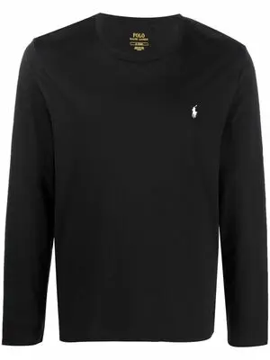 Polo Ralph Lauren Logo-embroidered T-shirt - Black