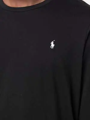 Polo Ralph Lauren Logo-embroidered T-shirt - Black