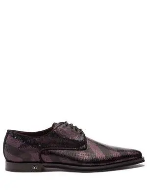 Dolce & Gabbana Sequin-embellished Derby Shoes
