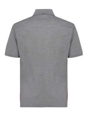 Thom Browne Pique Pocket Polo - Grey