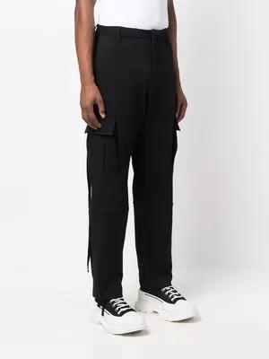 COUNTY OF MILAN Embroidered Cargo Track Pants