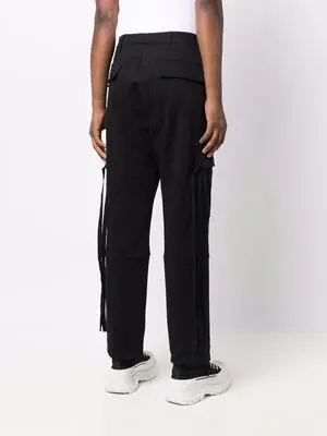 COUNTY OF MILAN Embroidered Cargo Track Pants
