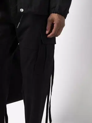 COUNTY OF MILAN Embroidered Cargo Track Pants
