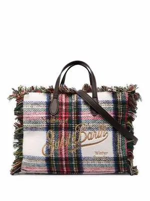 MC2 SAINT BARTH Colette Checked Tote Bag