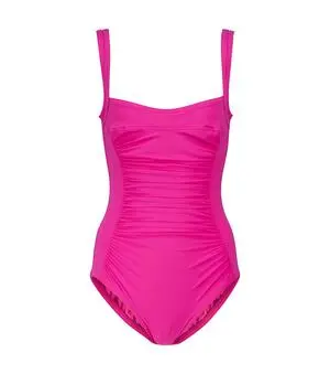KARLA COLLETTO Drapped One Piece Swimsuit - Pink