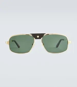 CARTIER Rectangle Sunglasses - Metallic