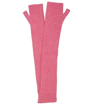 BARRIE Fingerless Gloves - Pink