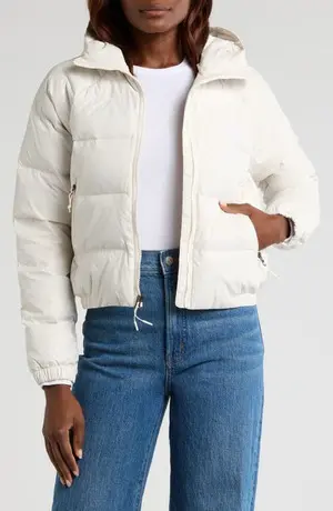 The North Face Hydrenalite Hooded Down Jacket - White Dune