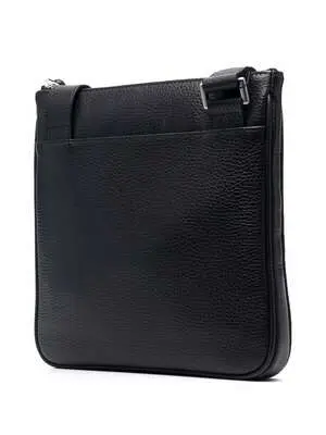 Emporio Armani Logo Embossed Messenger Bag